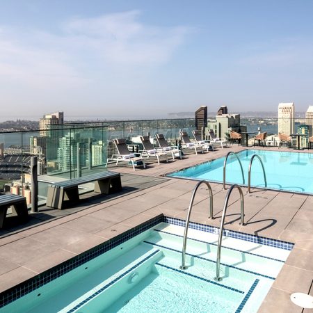 Rooftop Pool Deck Construction - 2 - Stainless Aquatics | Stainless ...